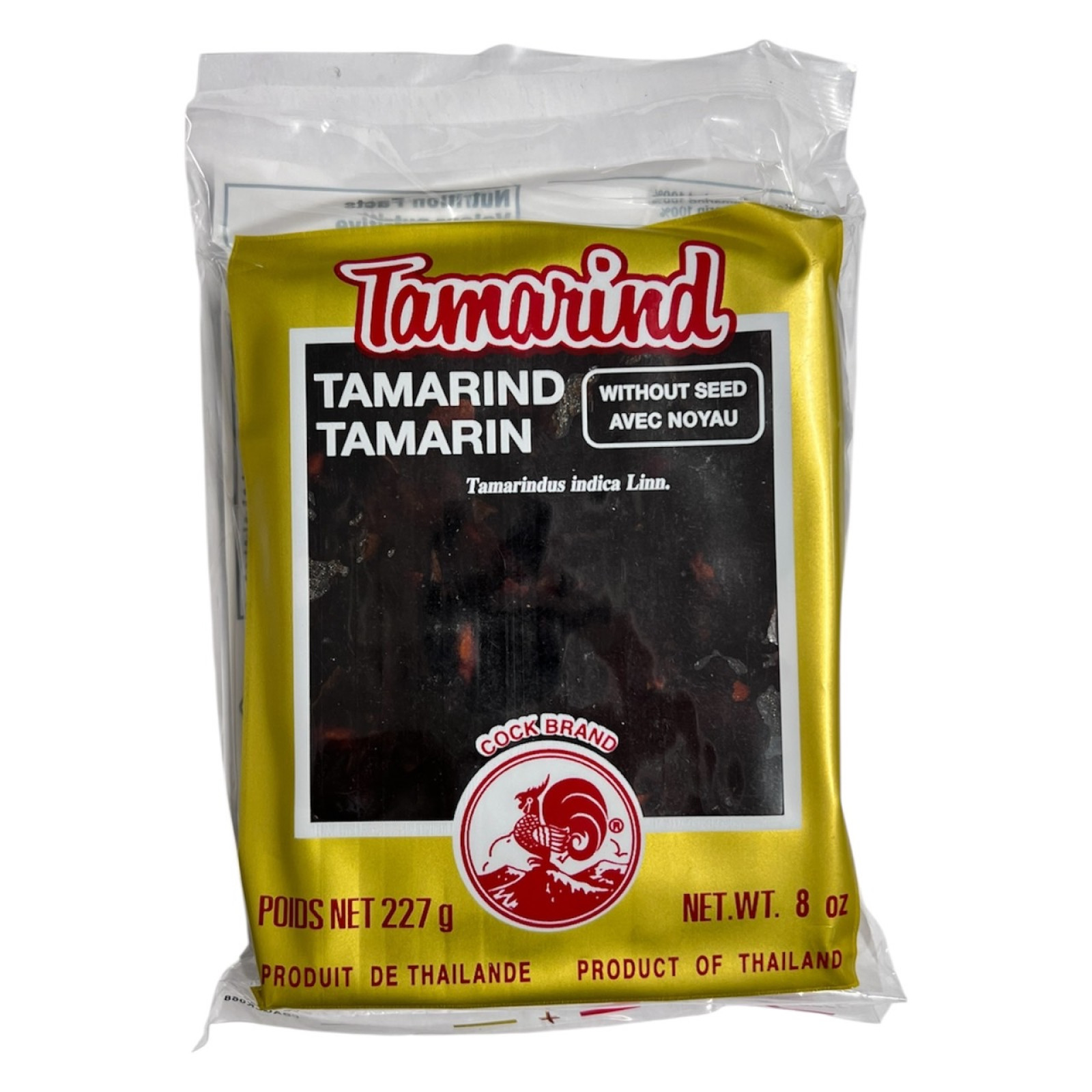 "COCK Brand" Tamarind Without Seed (227 g) - มะขามเปียก